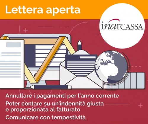 Lettera aperta a Inarcassa: annullare (e non posticipare) i pagamenti ... Lettera aperta a Inarcassa: annullare (e non posticipare) i pagamenti ...